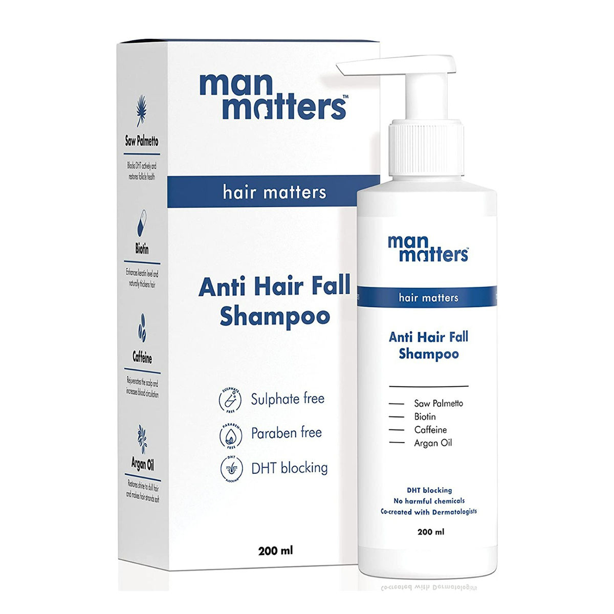 Man Matters Anti Hair Fall Shampoo, 200 ml | Uses, Benefits, Price ...