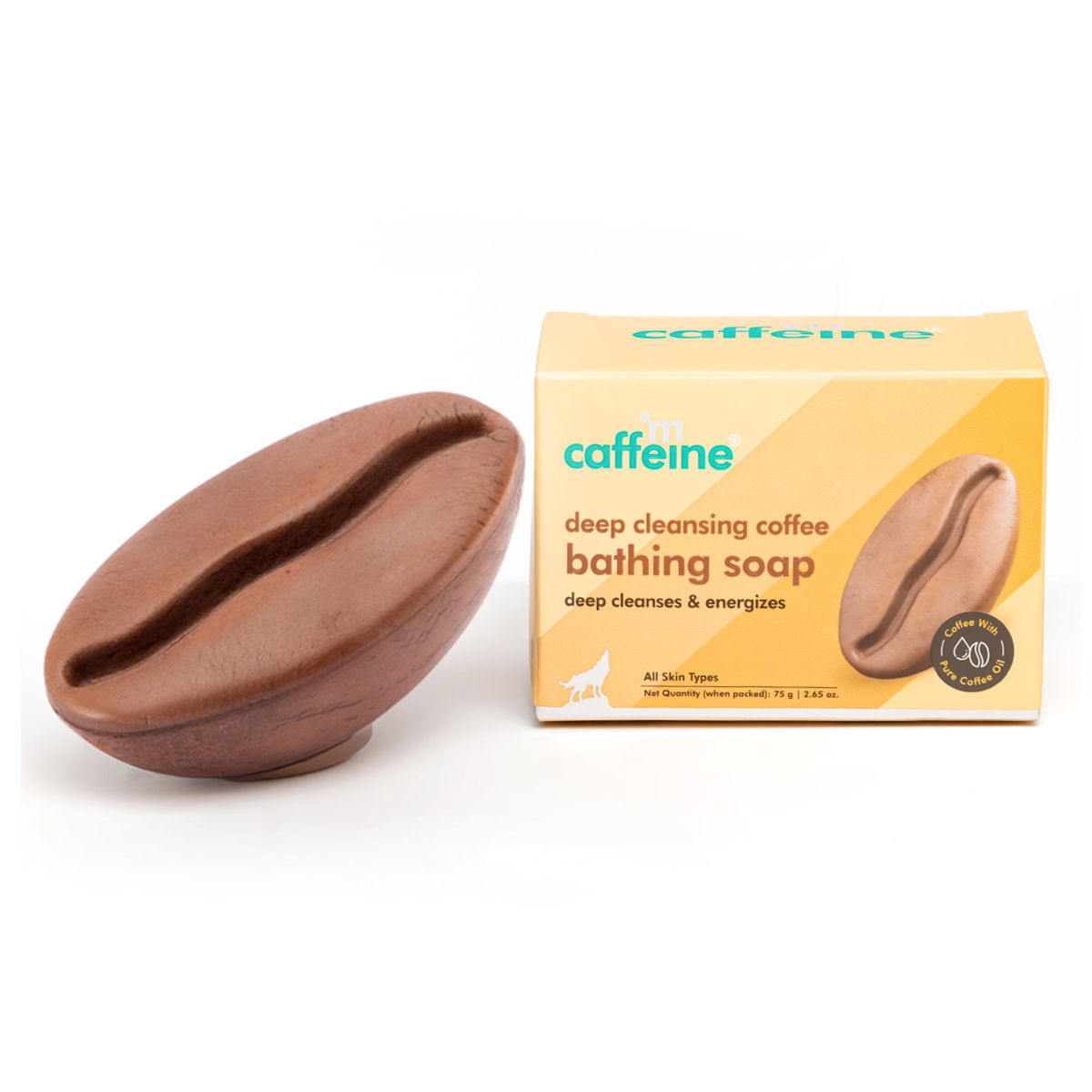 Mcaffeine Deep Cleansing Coffee Bathing Soap, 75 gm | Uses, Benefits ...
