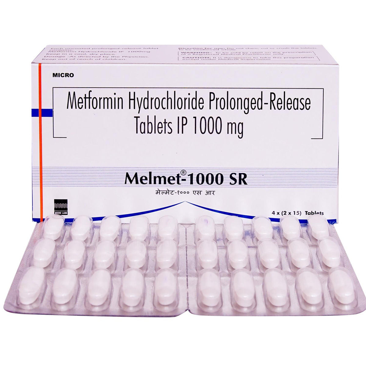 Melmet-1000 SR Tablet | Uses, Side Effects, Price | Apollo Pharmacy