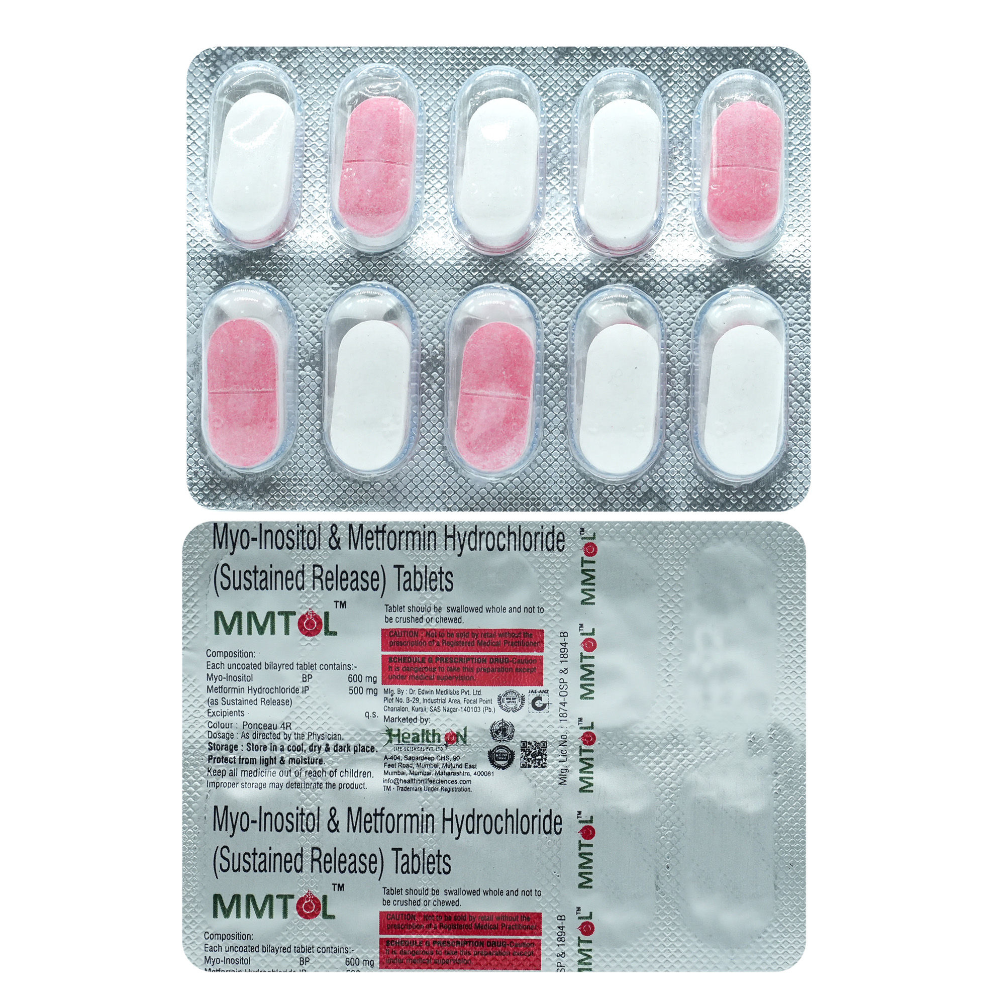 Mmtol 600/500 Tablet | Uses, Side Effects, Price | Apollo Pharmacy
