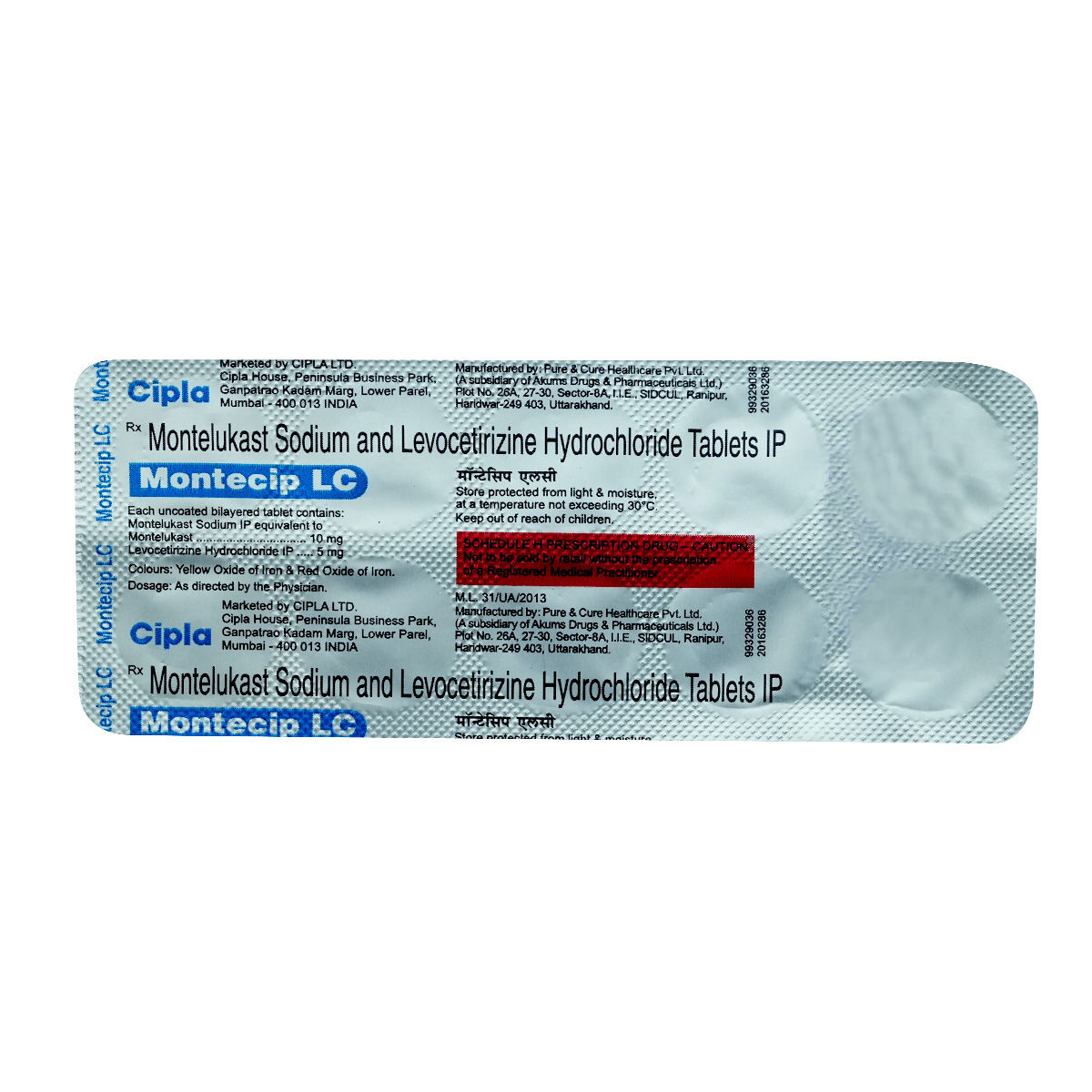 Montecip LC Tablet | Uses, Side Effects, Price | Apollo Pharmacy