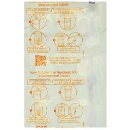 Mucinac 600 Sugar Free Orange Effervescent Tablet | Uses, Side Effects ...