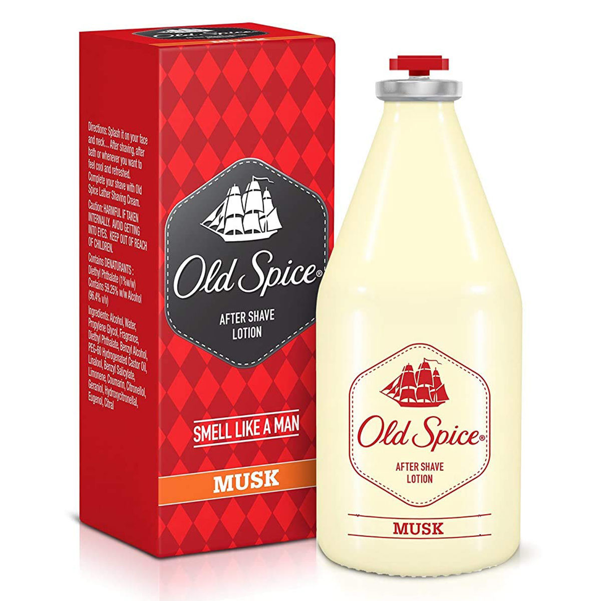 Buy Old Spice Musk After Shave Lotion 100Ml - Apollo Pharmacy.