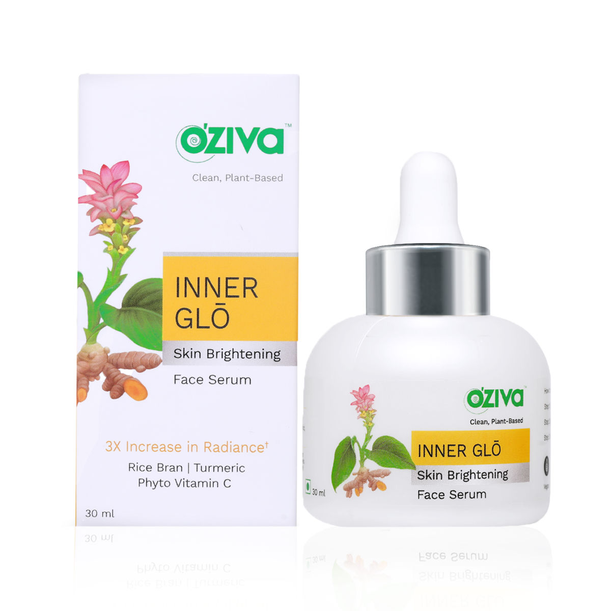 OZiva Inner Glo Skin Brightening Face Serum, 30 ml | Uses, Benefits, Price | Apollo Pharmacy