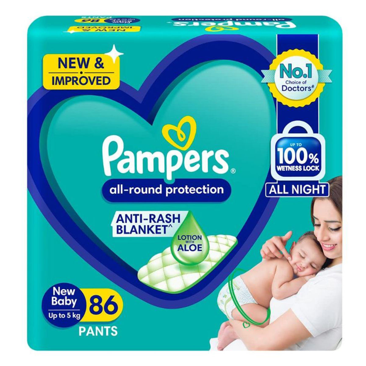 Buy Pampers Baby Dry Pants New Baby 86's - Apollo Pharmacy.