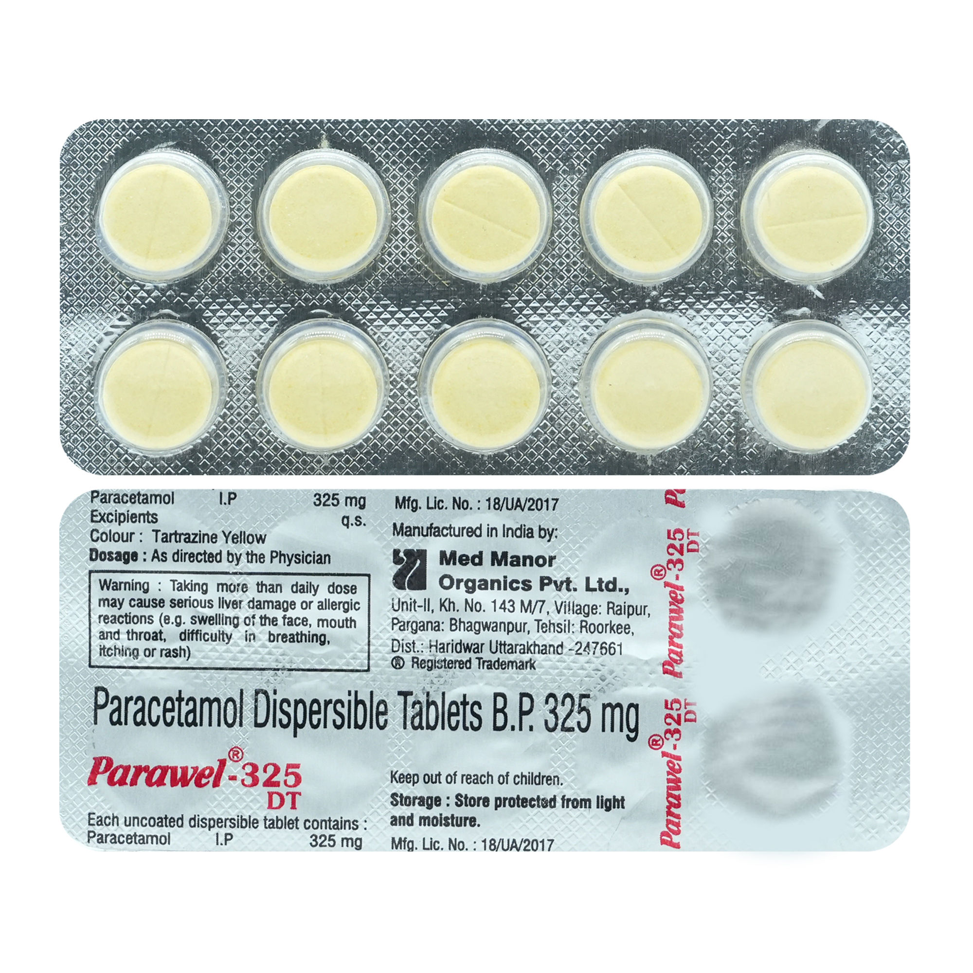 Parawel 325mg DT Tablet 10's | Uses, Side Effects, Price | Apollo Pharmacy