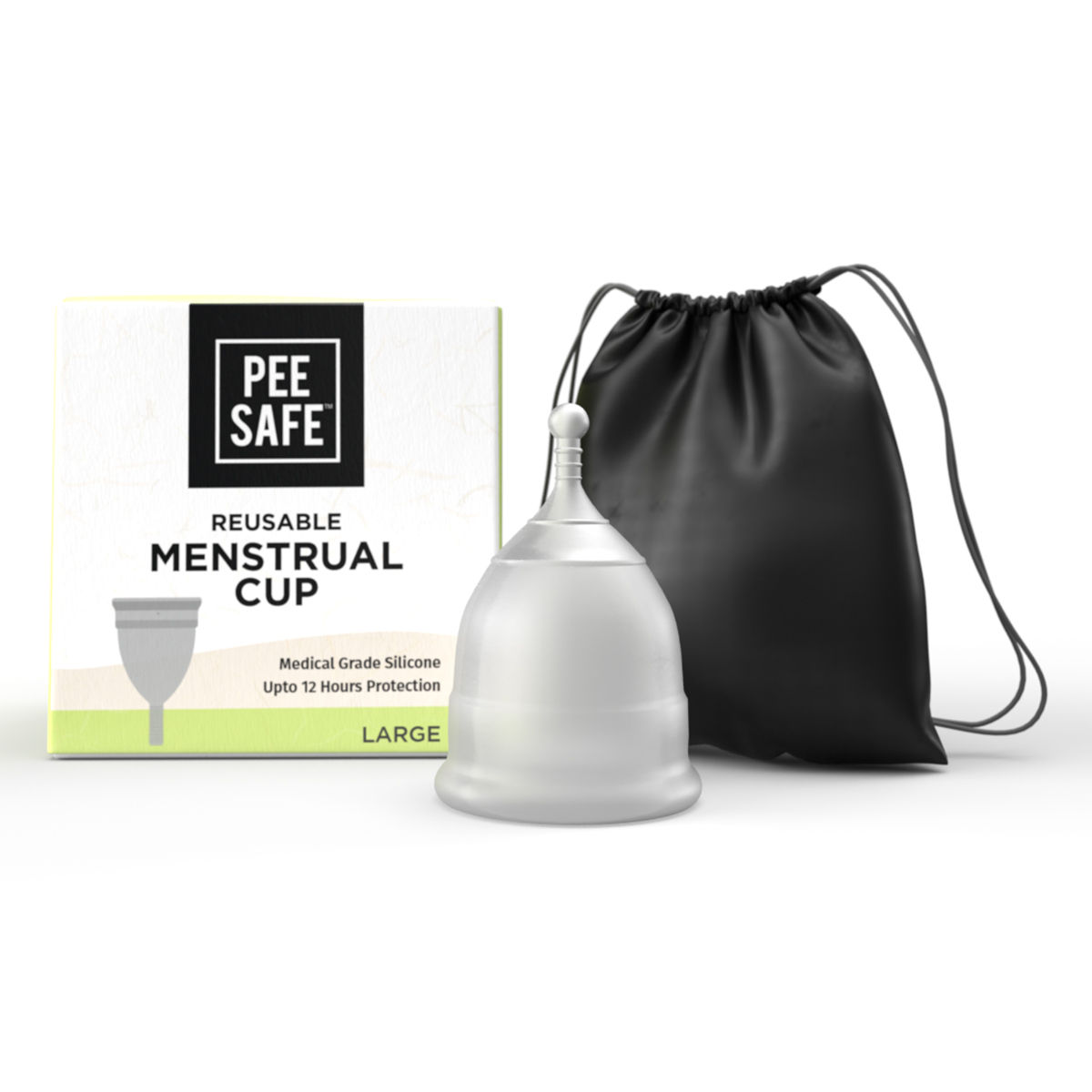 Pee Safe Reusable Menstrual Cup Large, 1 Count | Uses, Benefits, Price ...