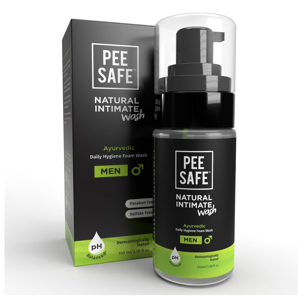 Buy Pee Safe Natural Intimate Wash for Men, 100 ml | 19 Minutes ...
