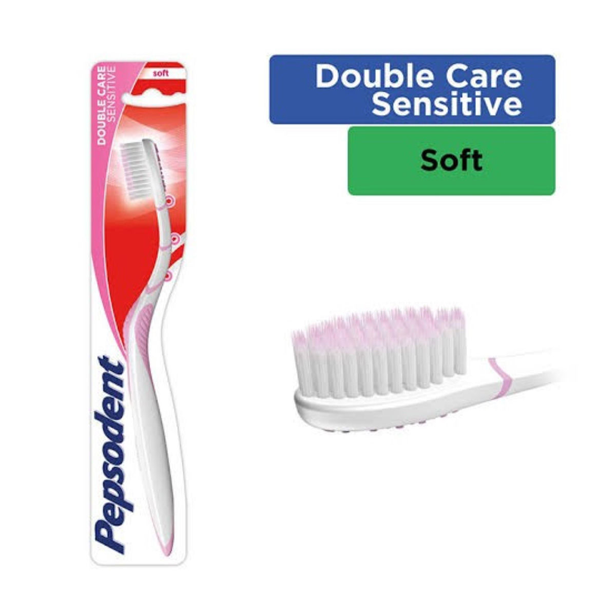 Buy Pepsodent Double Care Sensitive Soft Toothbrush, 1 Count | 19 ...