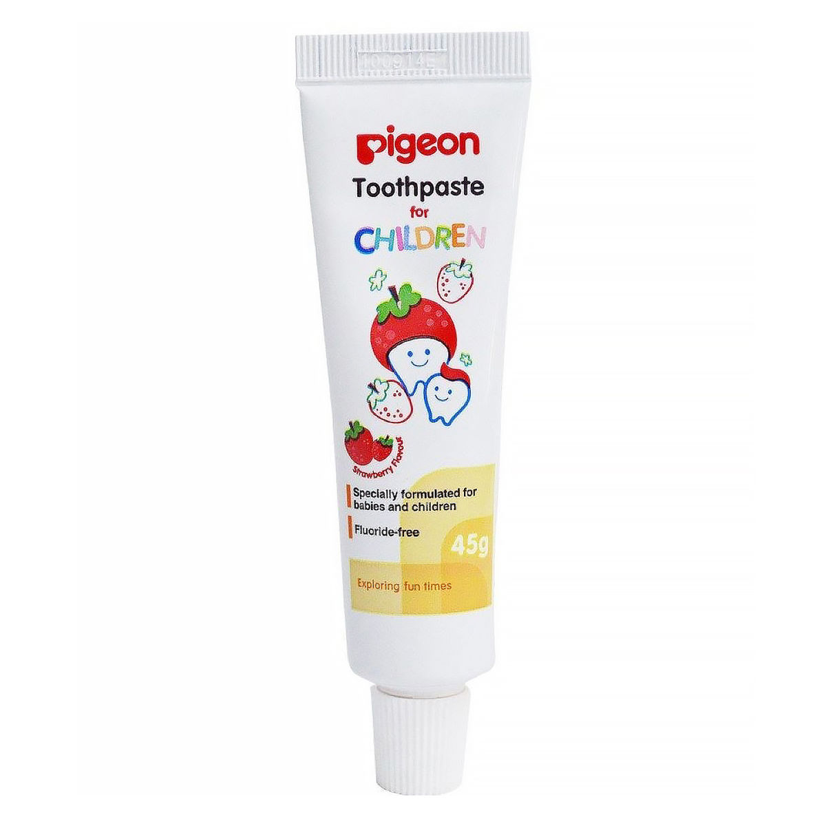 Buy Pigeon Strawberry Flavour Toothpaste for Children, 45 gm | 19 ...