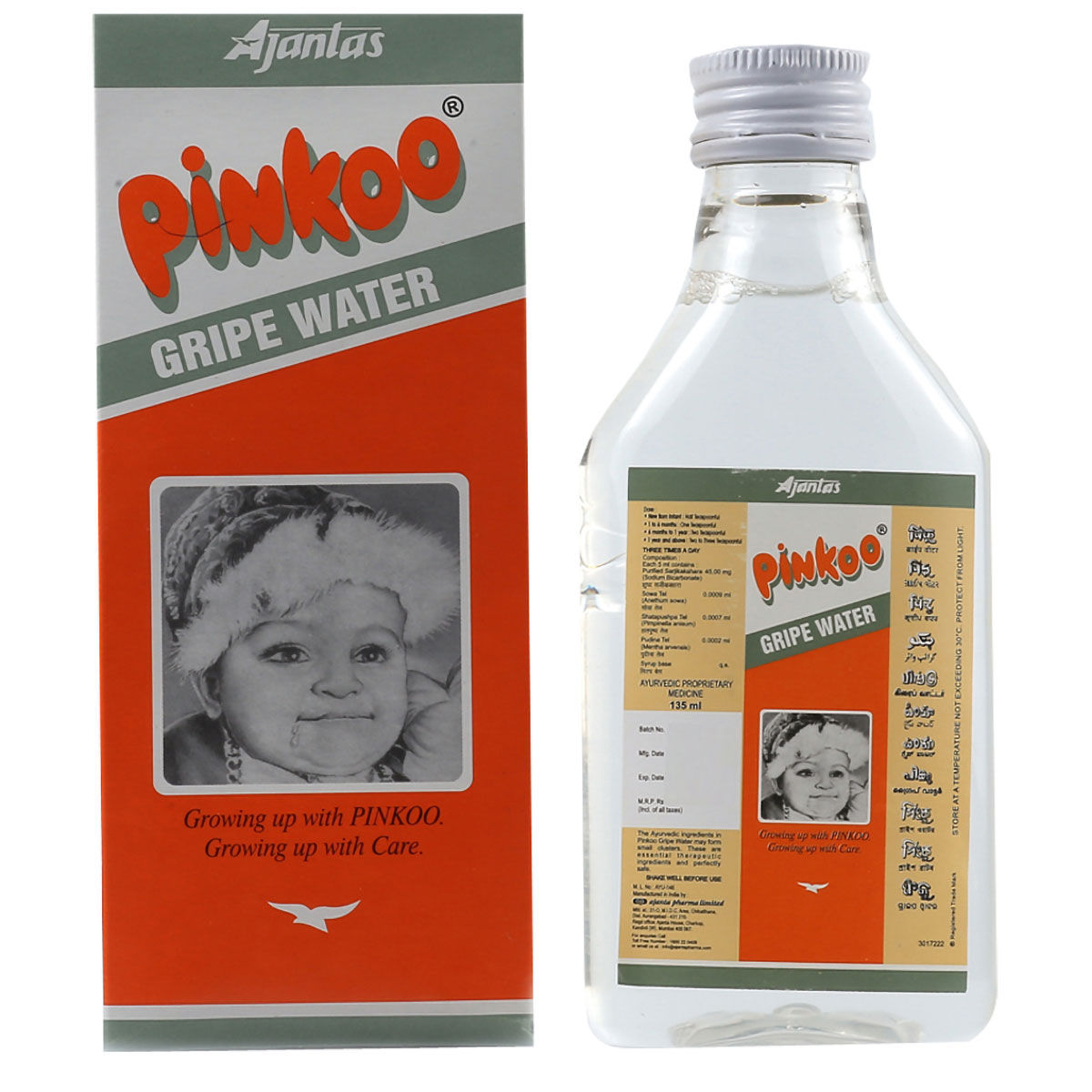 Buy Pinkoo Gripe Water, 135 ml | 19 Minutes Delivery | Apollo Pharmacy