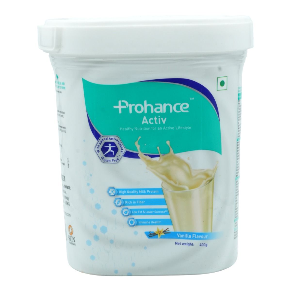 Prohance Active Vanilla Powder 400 gm | Uses, Side Effects, Price ...