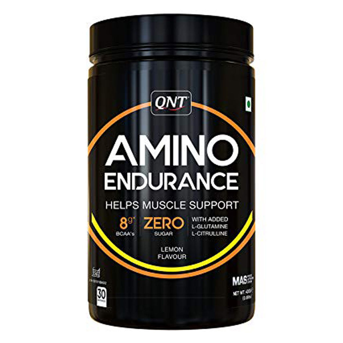 Buy QNT Amino Endurance Lemon Flavour Powder, 400 gm | 19 Minutes ...