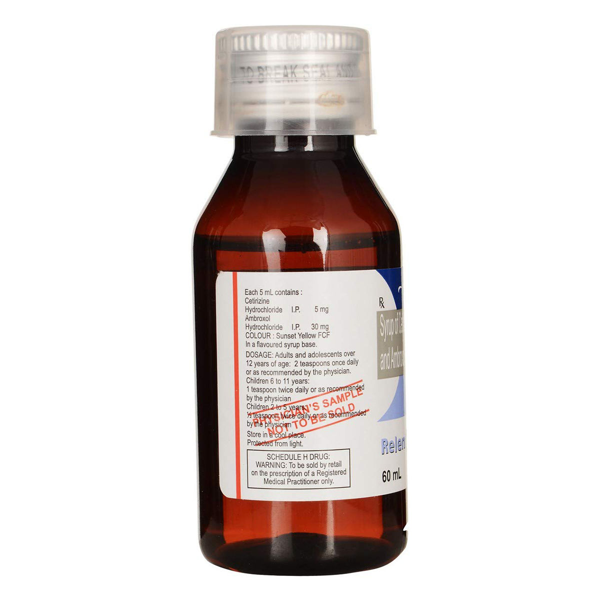 Buy RELENT PLUS SYRUP 60ML - Apollo Pharmacy.