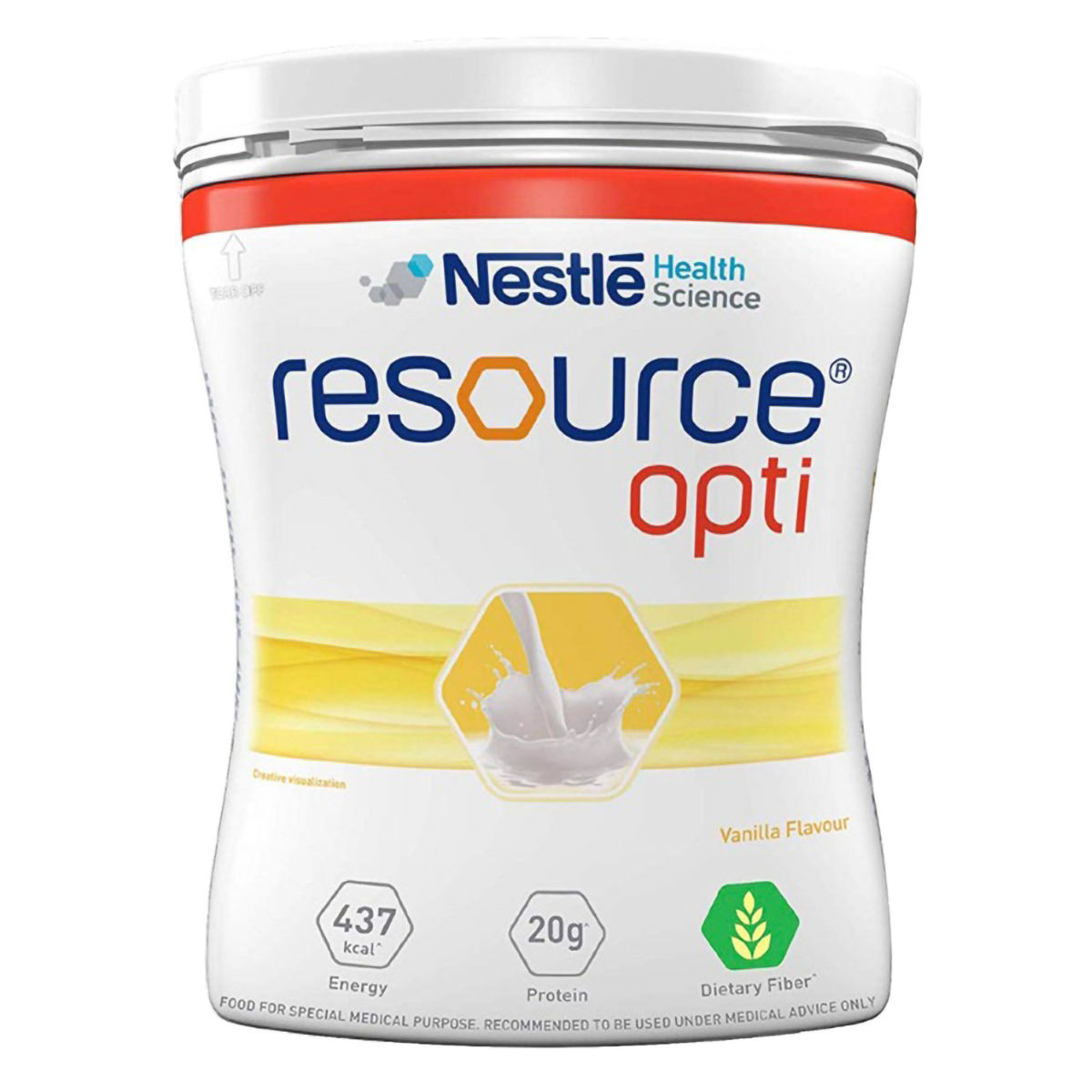 Buy Nestle Resource Opti Vanilla Flavour Powder, 400 gm | 19 Minutes ...