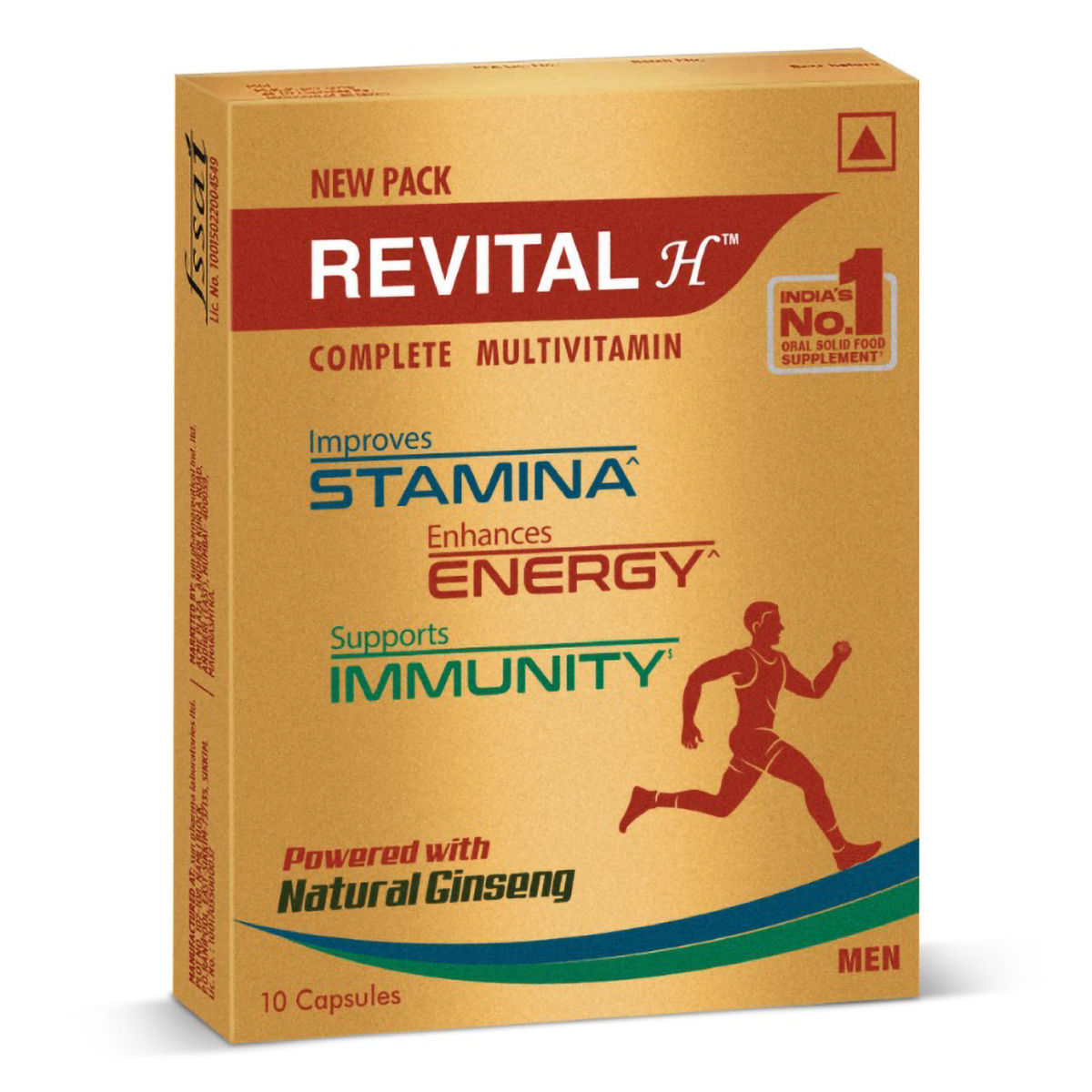 Buy Revital H Complete Multivitamin for Men, 10 Capsules | 19 Minutes ...
