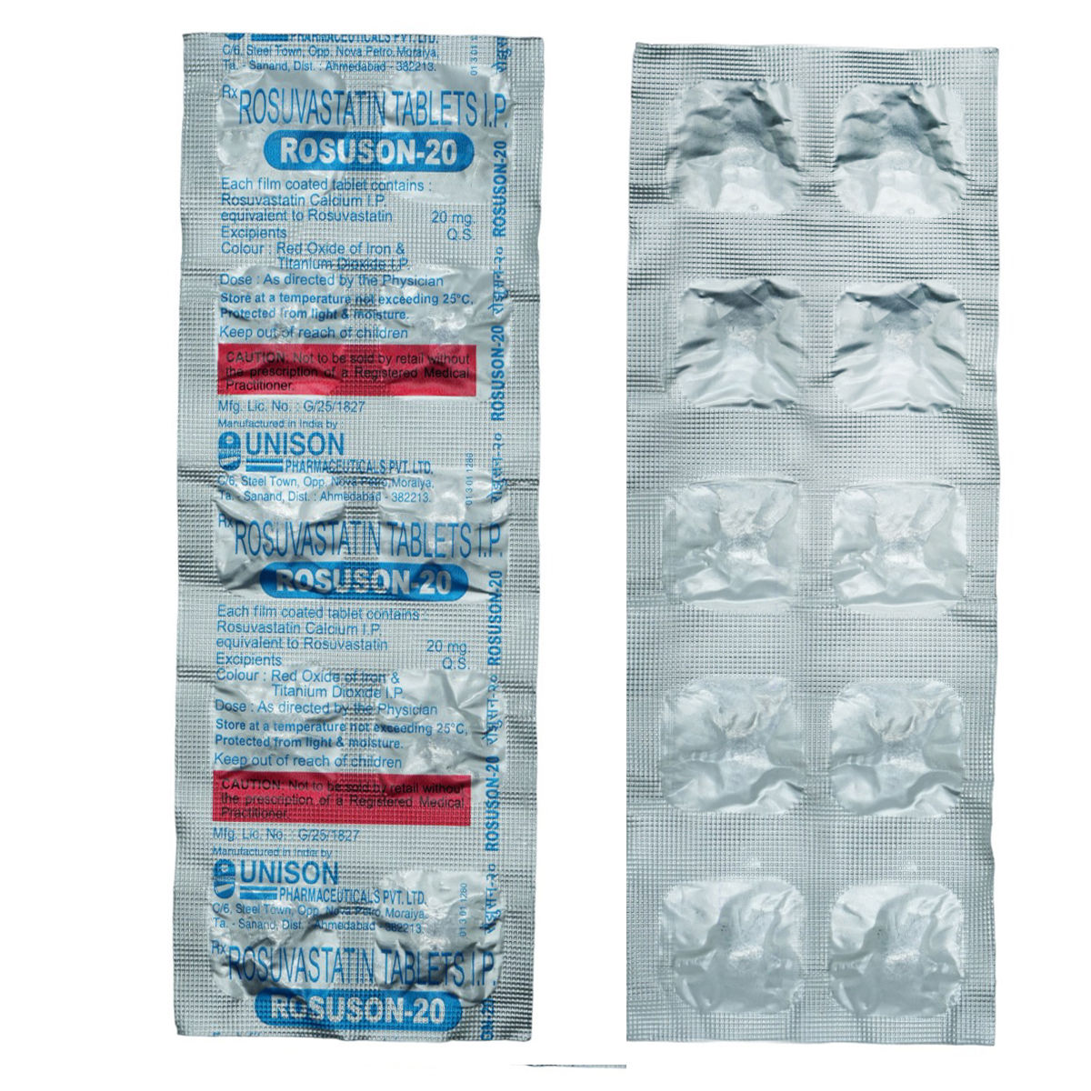 Rosuson-20 Tablets | Uses, Side Effects, Price | Apollo Pharmacy