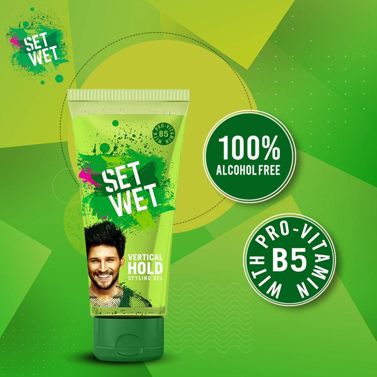 Buy Set Wet Hair Gel Vertical Hold 50Ml - Apollo Pharmacy.