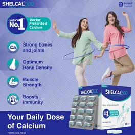 Shelcal-500 Tablet | Uses, Side Effects, Price | Apollo Pharmacy
