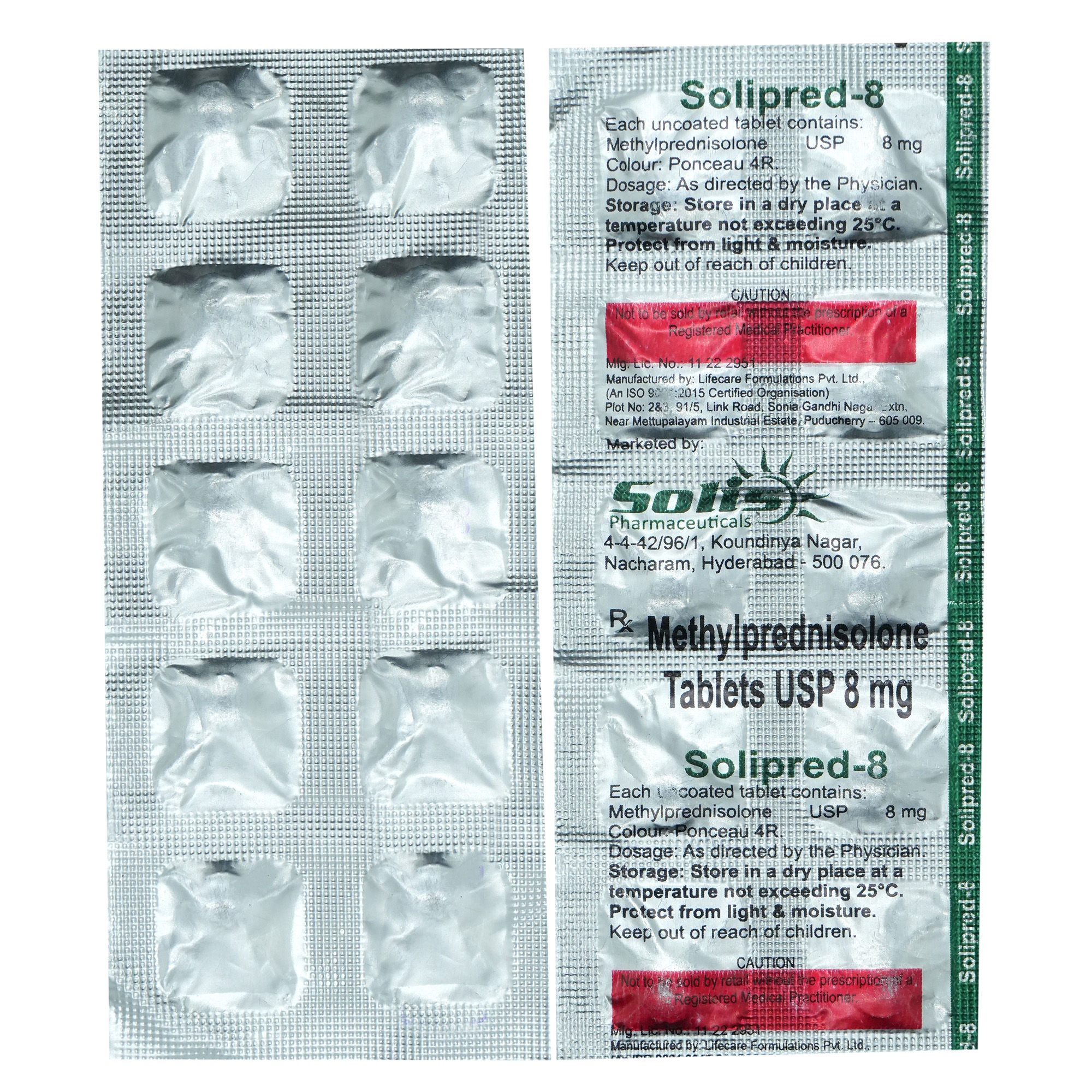 Solipred-8 Tablet | Uses, Side Effects, Price | Apollo Pharmacy