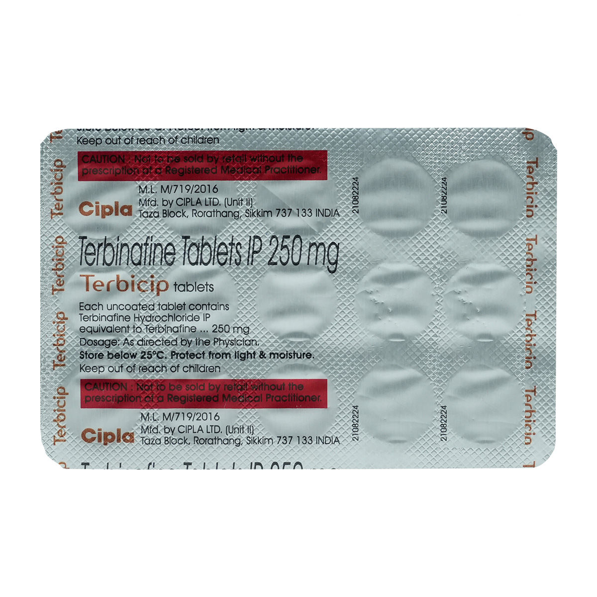 Terbicip 250 Tablet | Uses, Side Effects, Price | Apollo Pharmacy
