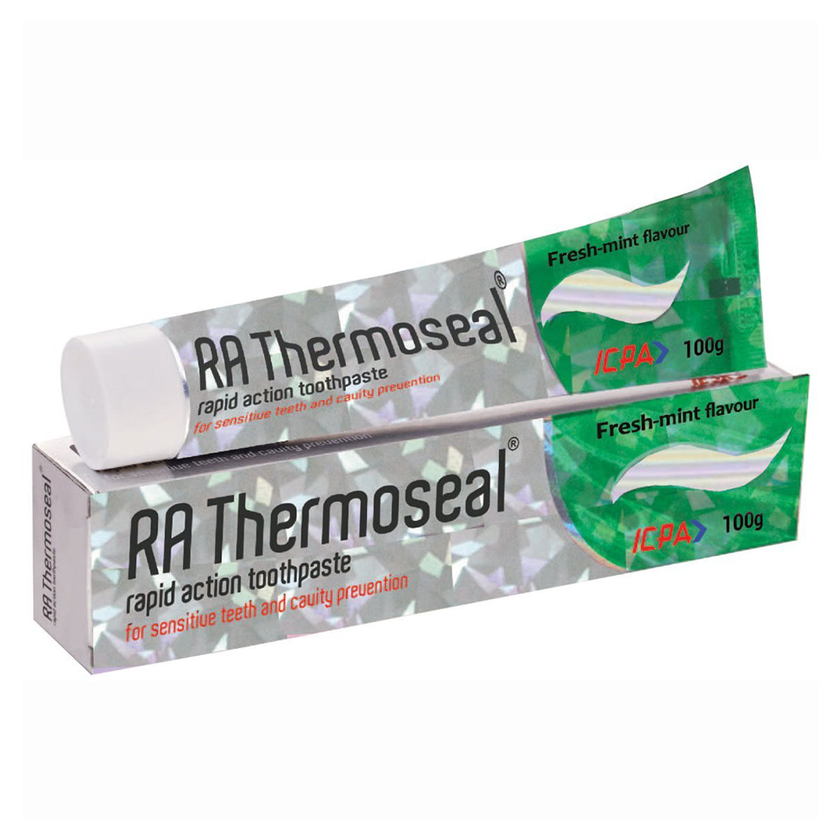 Buy RA Thermoseal Rapid Action Mint Flavour Sensitive Teeth & Cavity Protection Toothpaste, 100 ...