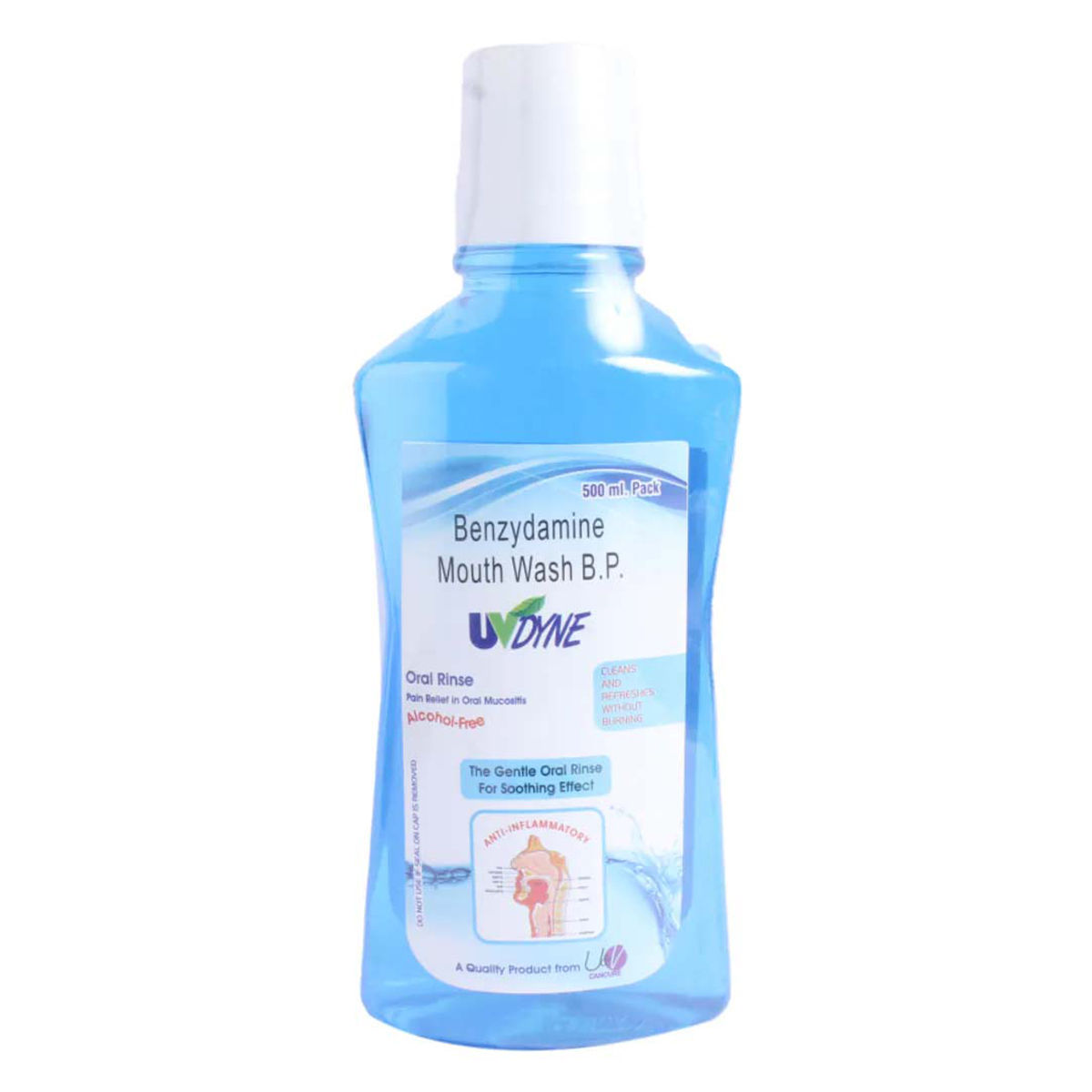 Uvdyne Mouthwash, 500 ml | Uses, Benefits, Price | Apollo Pharmacy