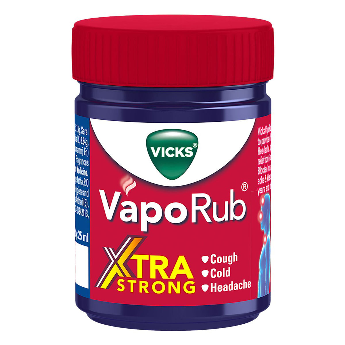 Vicks Vaporub Xtra Strong, 25 ml | Uses, Benefits, Price | Apollo Pharmacy