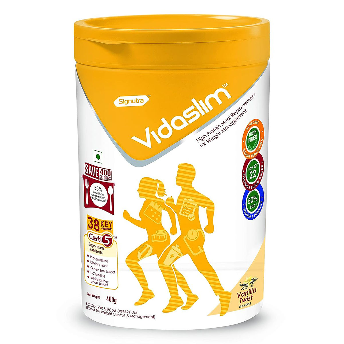 Vidaslim Vanilla Twist Flavour Powder 400 gm | Uses, Benefits, Price ...