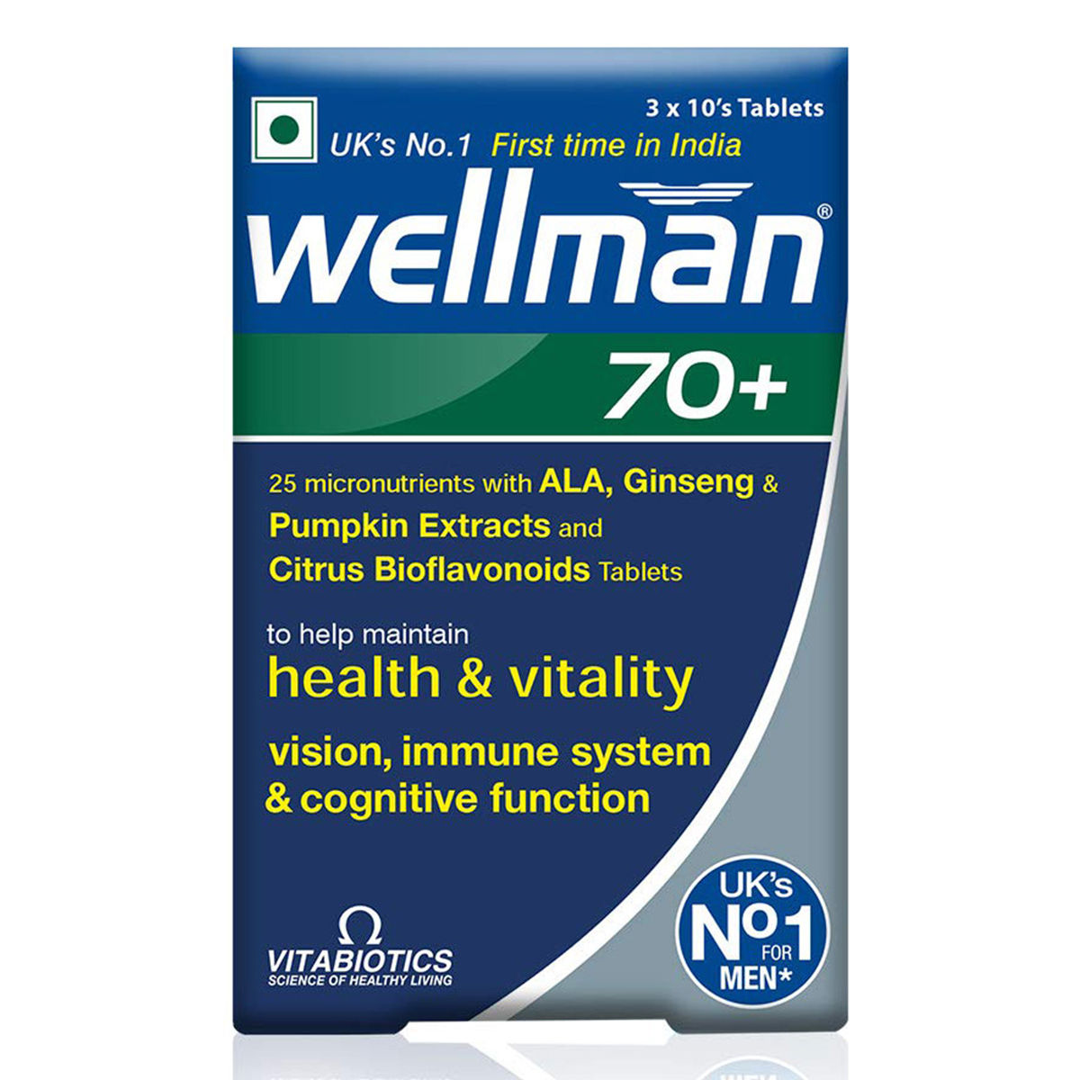 Buy Wellman 70+ Tablet 10's | 19 Minutes Delivery | Apollo Pharmacy