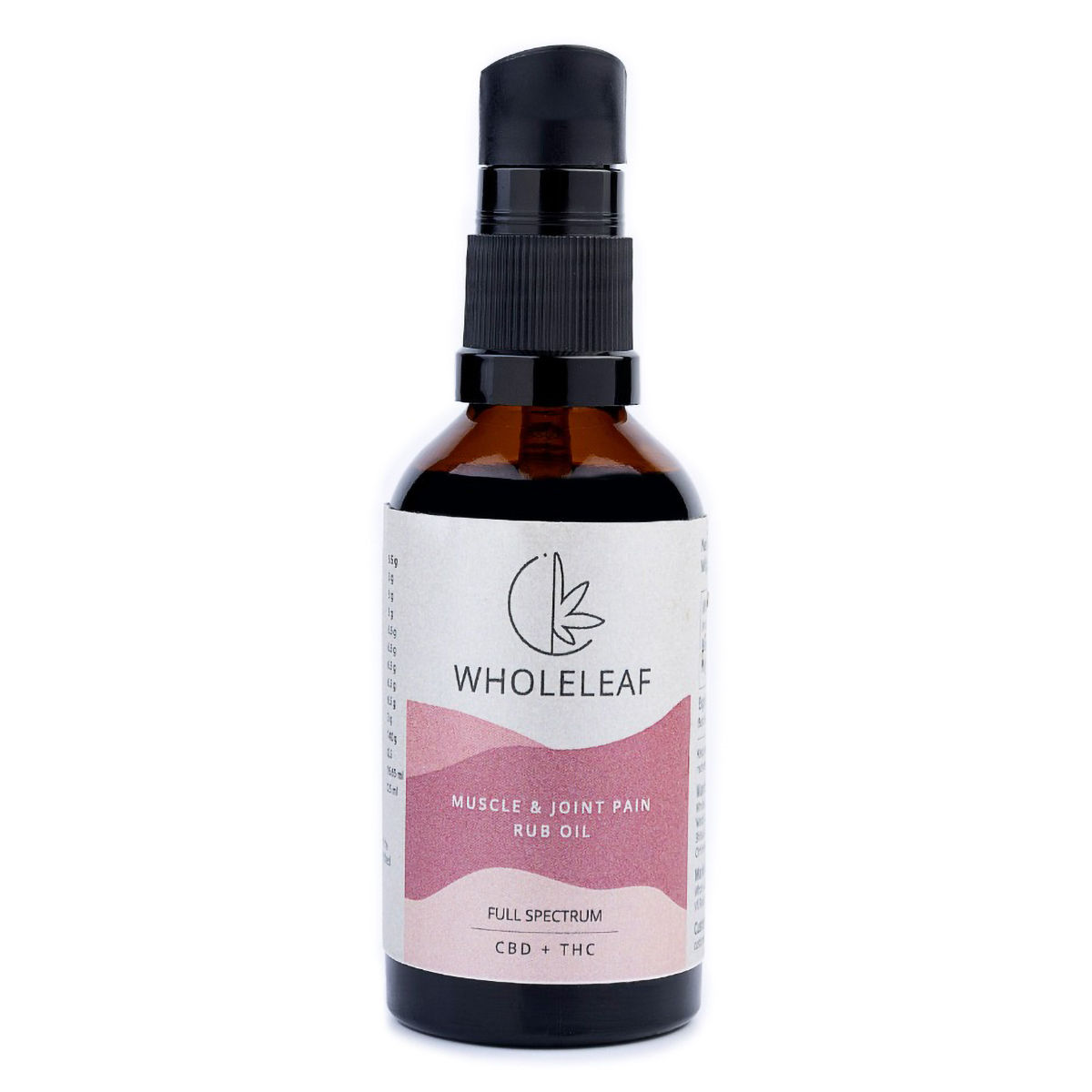 Buy Wholeleaf Muscle & Joint Pain Rub (CBD) Oil, 50 ml | 19 Minutes ...
