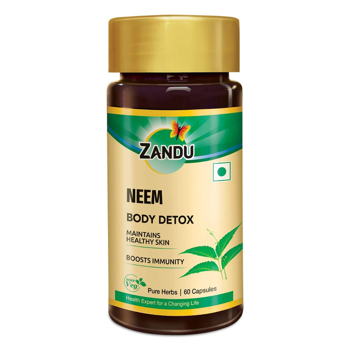 Buy Zandu Neem Body Detox, 60 Capsules | 19 Minutes Delivery | Apollo ...