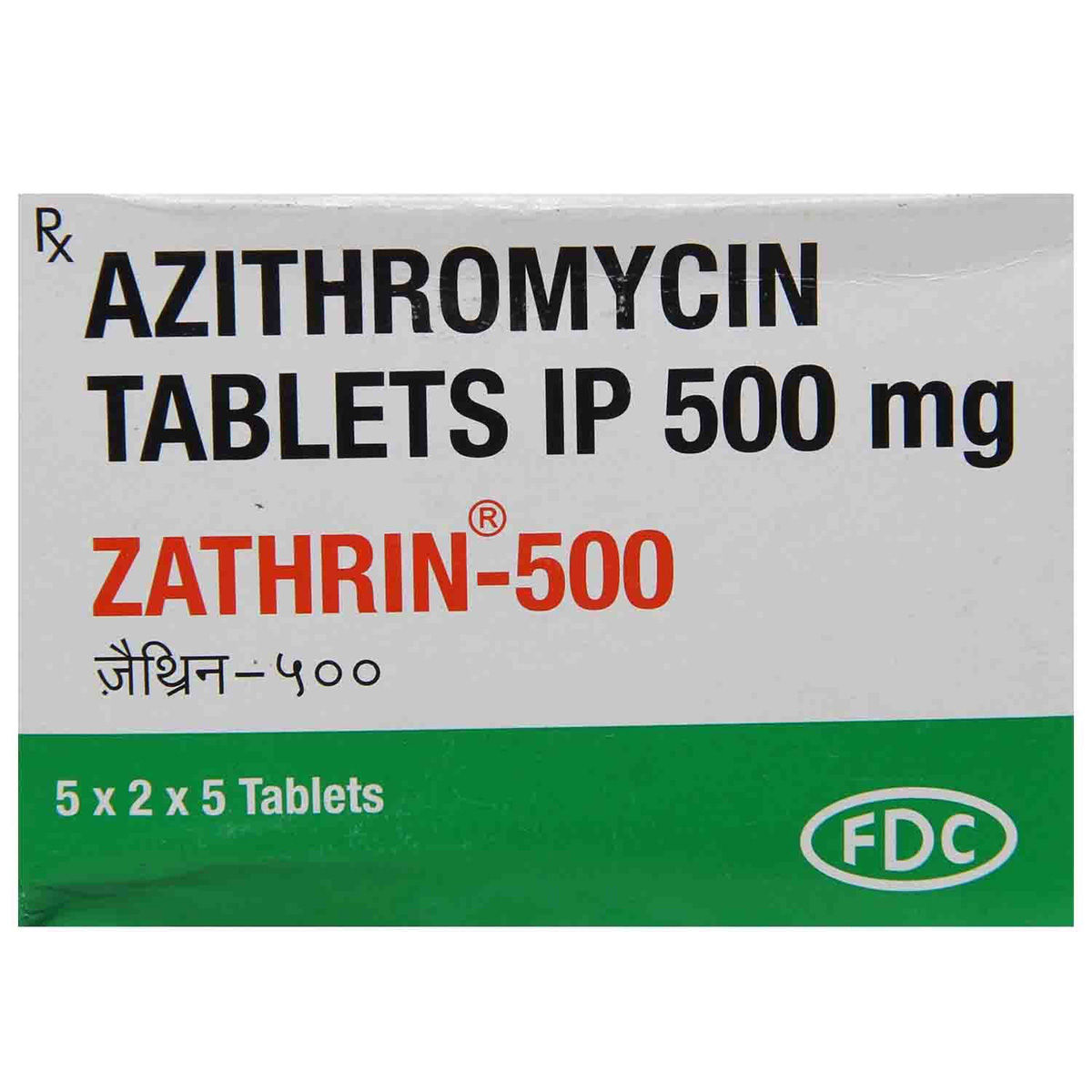 Buy ZATHRIN 500MG TABLET - Apollo Pharmacy.