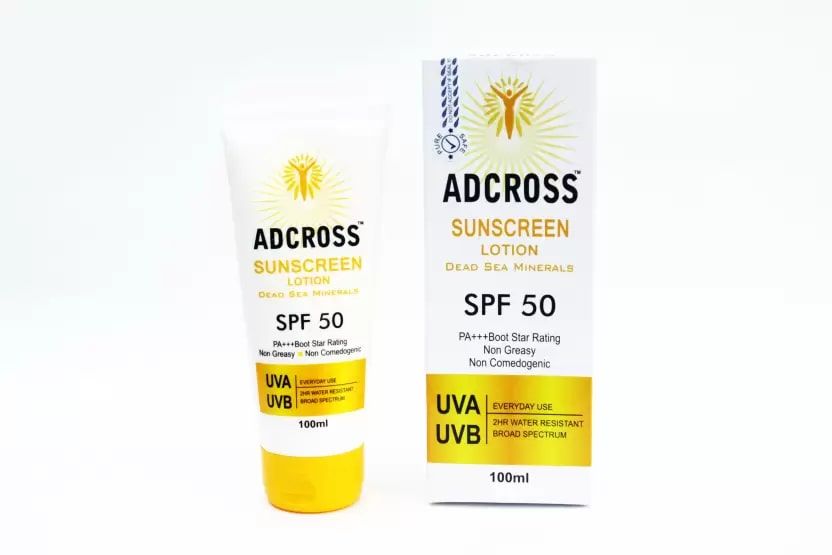 Buy Adcross SPF-50 Sunscreen Lotion, 100 ml | 19 Minutes Delivery ...