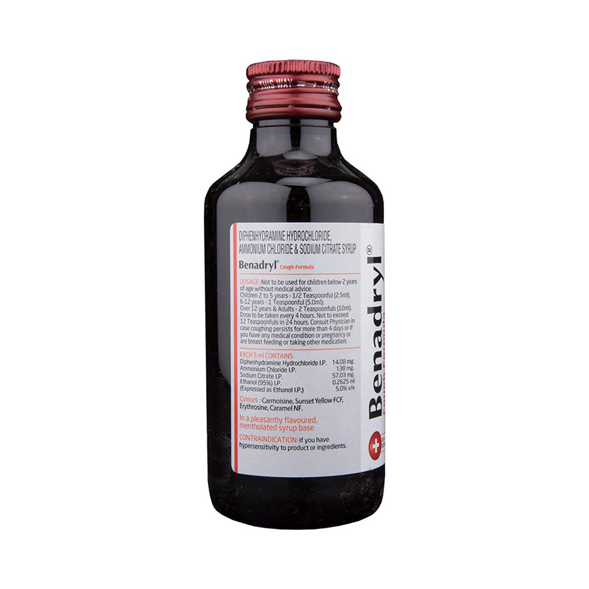 Benadryl Cough Formula Syrup | Uses, Side Effects, Price | Apollo Pharmacy