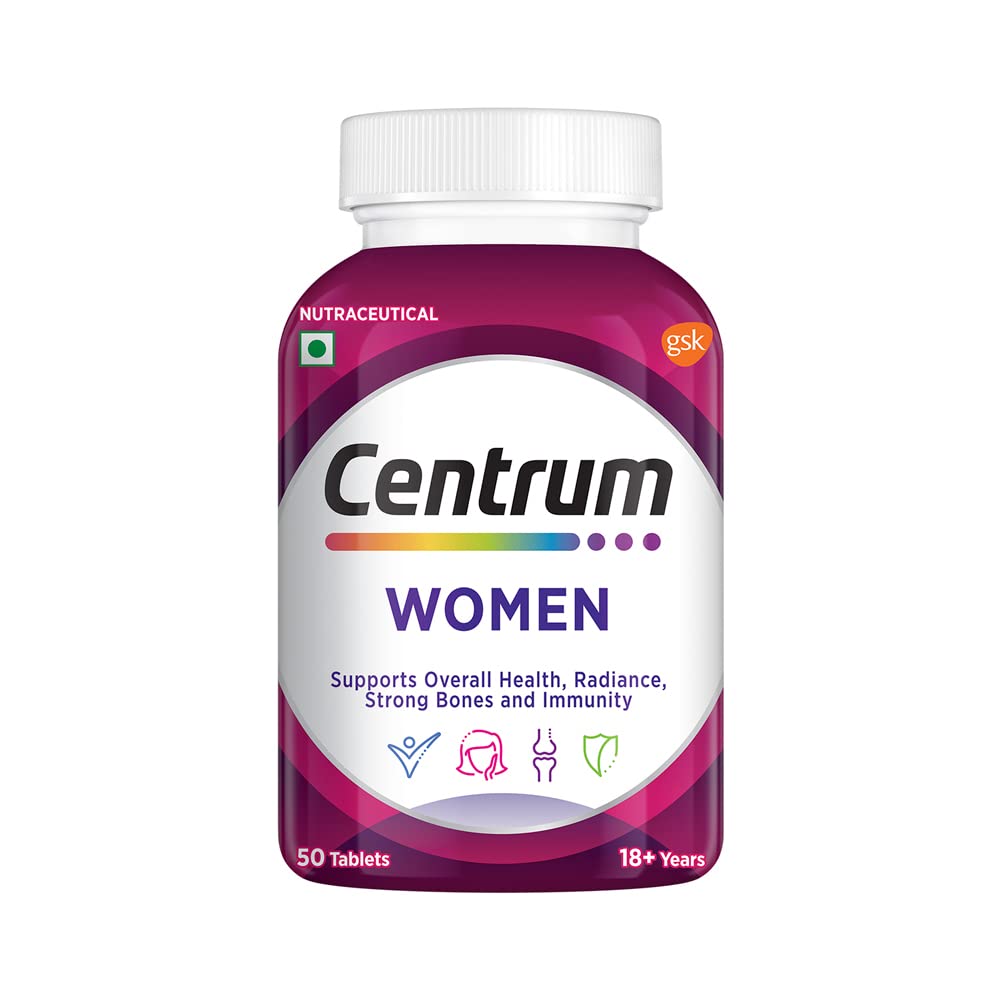Buy Centrum Women Multivitamin, 50 Tablets | 19 Minutes Delivery ...