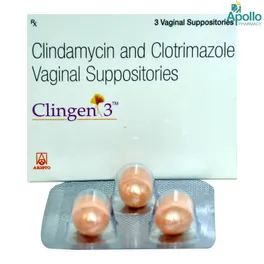 Clingen Vaginal Suppository | Uses, Side Effects, Price | Apollo Pharmacy