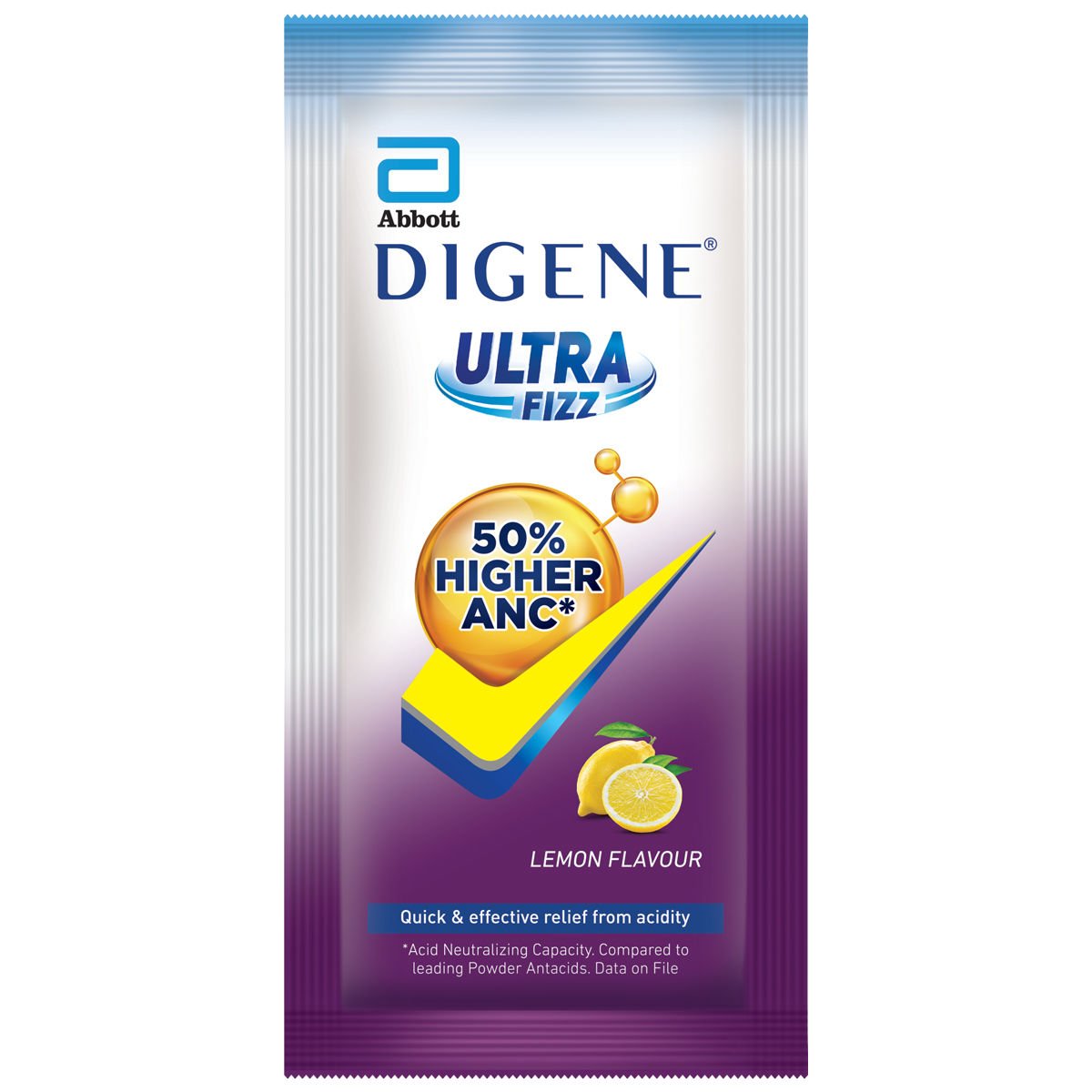 Digene Ultra Fizz Lemon Flavour Powder 6.25 gm | Uses, Benefits, Price ...