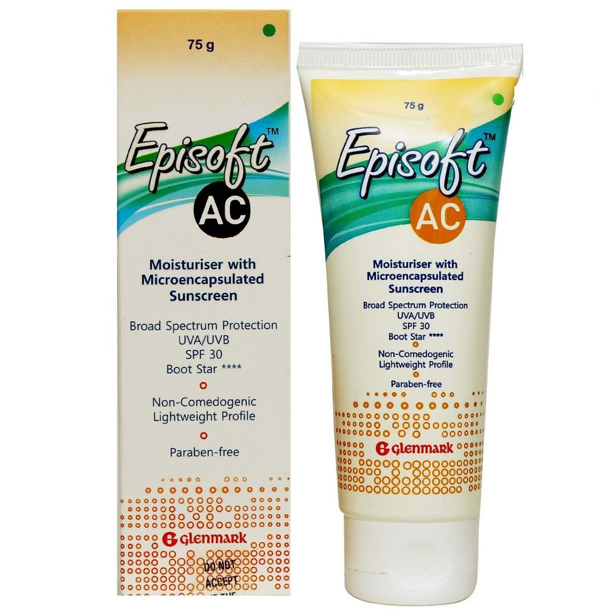 Episoft AC Spf 30 Cream 75 gm | Uses, Benefits, Price | Apollo Pharmacy