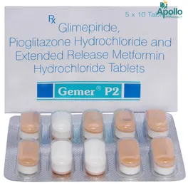 Gemer P2 Tablet | Uses, Side Effects, Price | Apollo Pharmacy