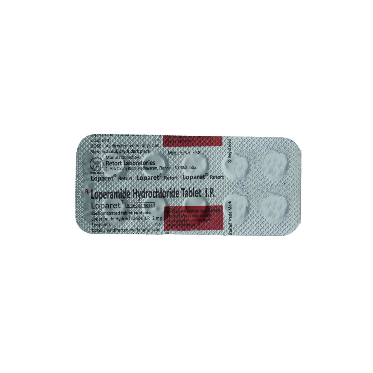 Loparet Tablet | Uses, Side Effects, Price | Apollo Pharmacy