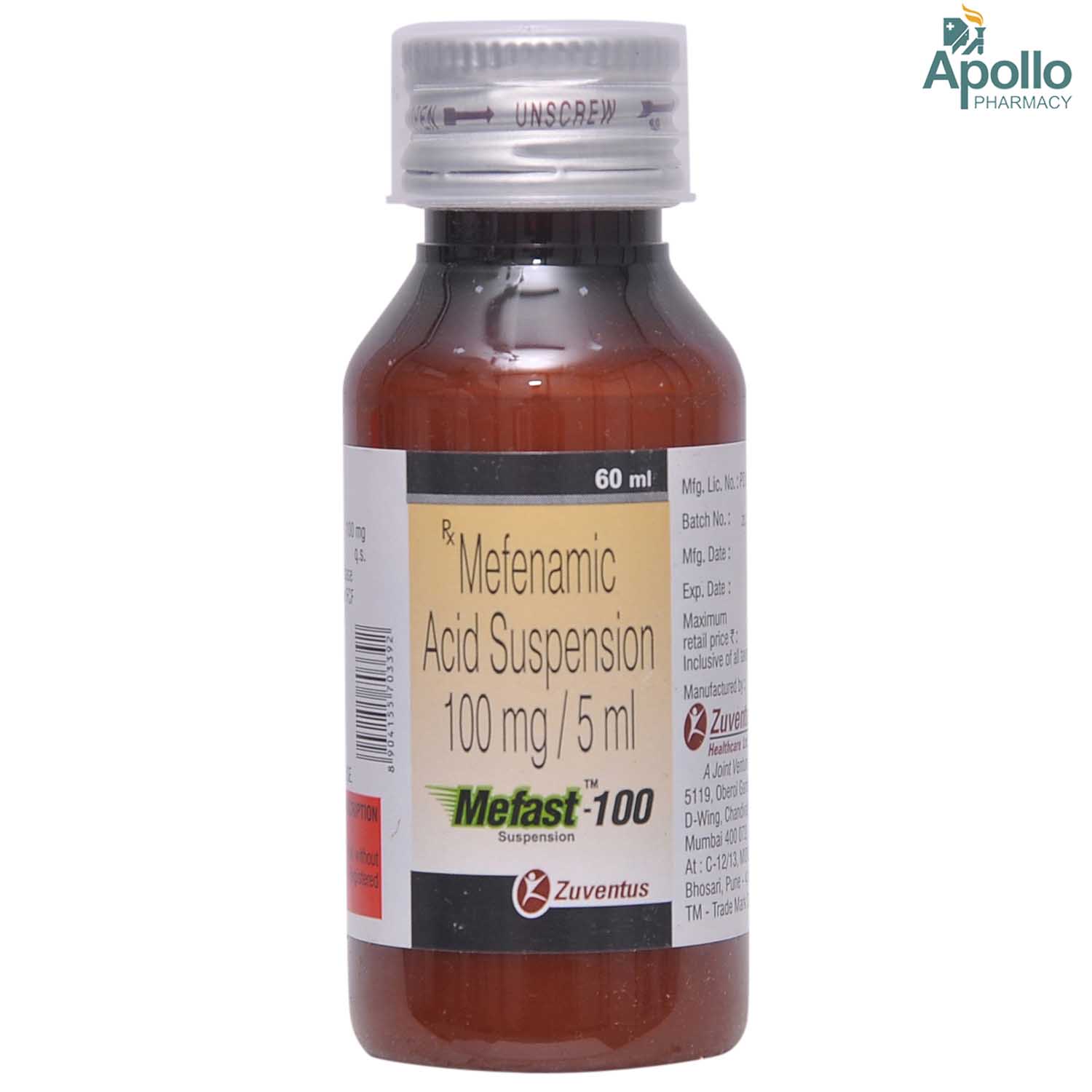 Mefast 100 Suspension | Uses, Side Effects, Price | Apollo Pharmacy