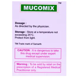 Mucomix Injection 2 ml | Uses, Side Effects, Price | Apollo Pharmacy