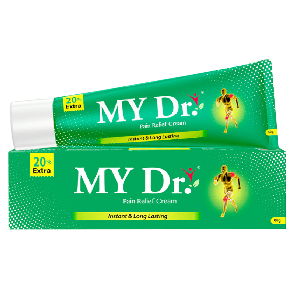 Buy MY Dr. Instant & Long Lasting Pain Relief Cream, 60 gm | 19 Minutes ...