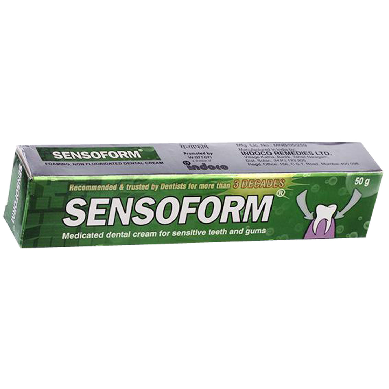 Sensoform Medicated Dental Cream, 50 gm | Uses, Benefits, Price ...