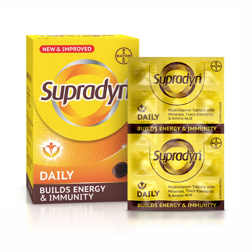 Supradyn Daily Multivitamin Tablet | Uses, Side Effects, Price | Apollo ...