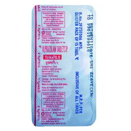 Trika-0.5 Tablet | Uses, Side Effects, Price | Apollo Pharmacy