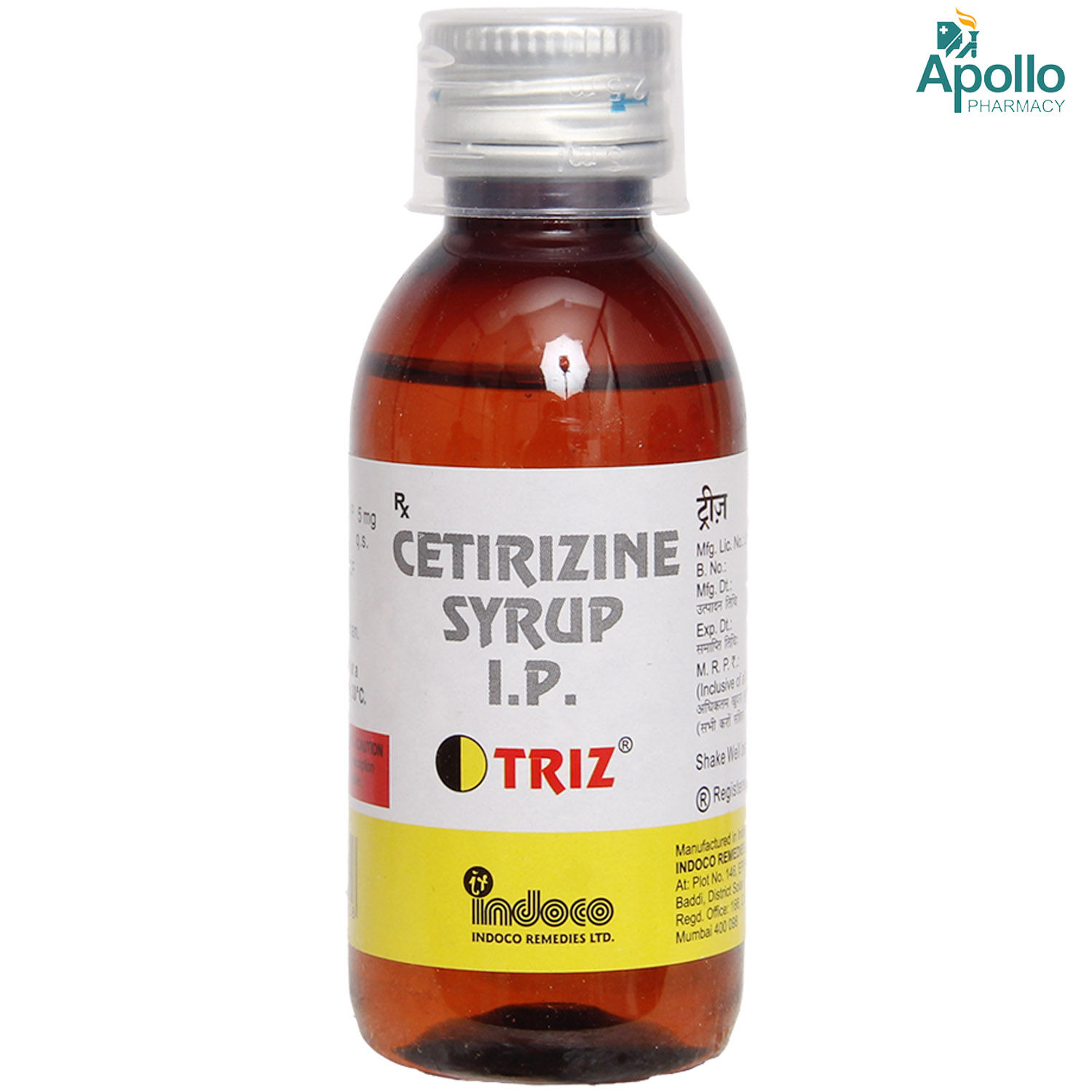 Triz Syrup | Uses, Side Effects, Price | Apollo Pharmacy