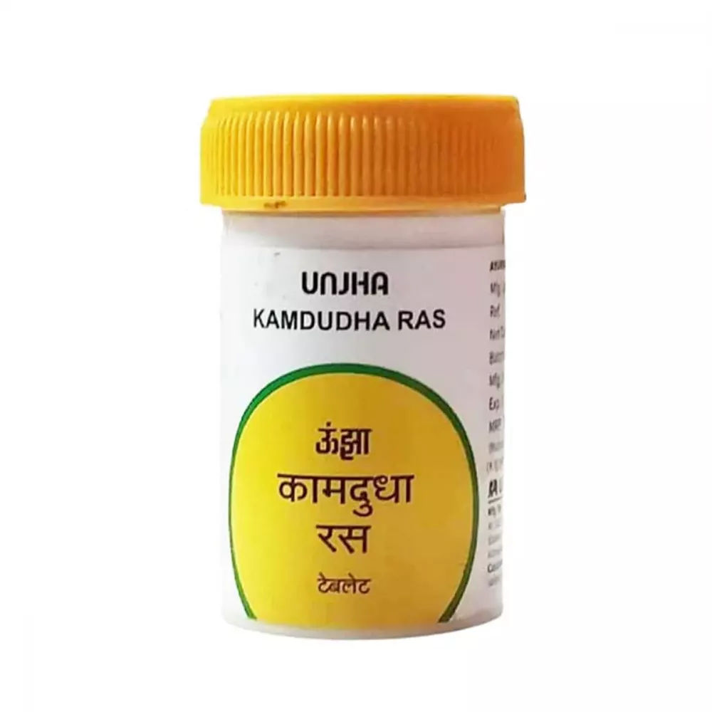 Unjha Kamdudha Ras, 40 Tablets | Uses, Benefits, Price | Apollo Pharmacy
