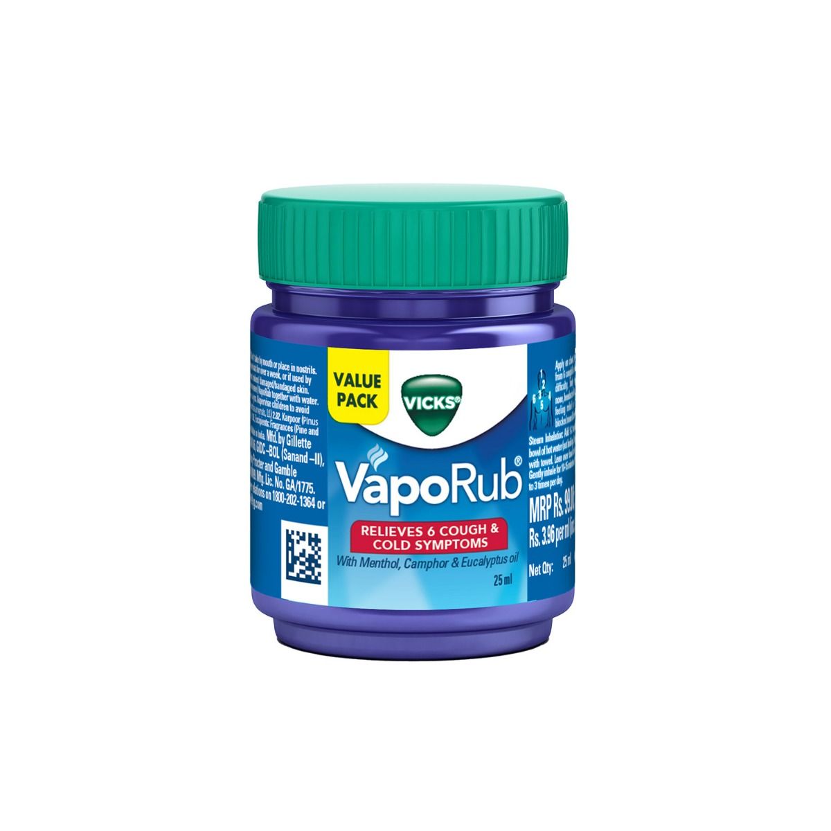 Buy Vicks Vaporub 25G - Apollo Pharmacy.